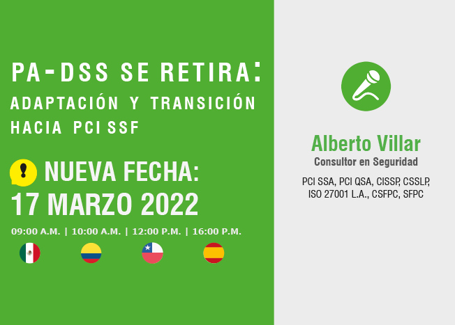 ISecWebinar - PA-DSS se retira: Adaptación y Transición hacia PCI SSF ...